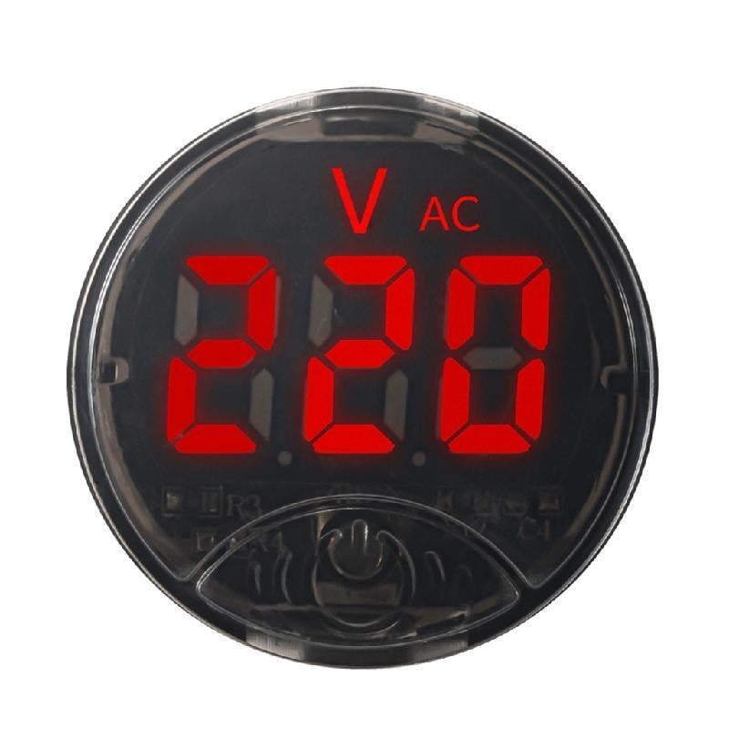 AC Voltage Meter 50 to 265V with Reverse Polarity Protections & Clear ...