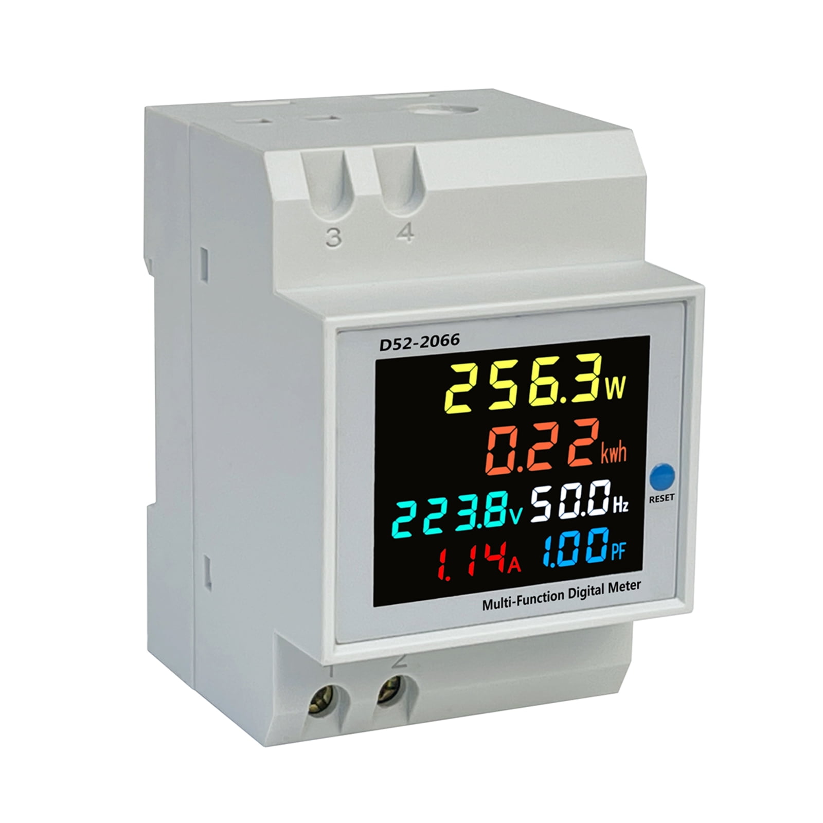 AC Voltage Meters Din AC Monitor 6IN1 110V 220V 380V 100A Meter Power ...