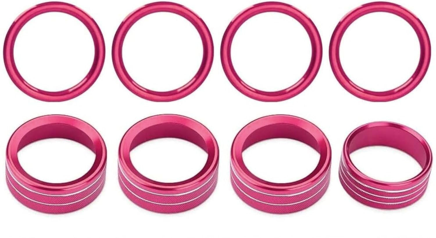 AC knob Cover Trims and AC Vent Outer Rings for 2018-2025 JeYANTON ...