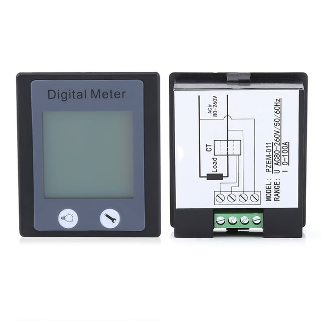 AC multi-function meter, AC multimeter 80-260V AC 100A digital ...