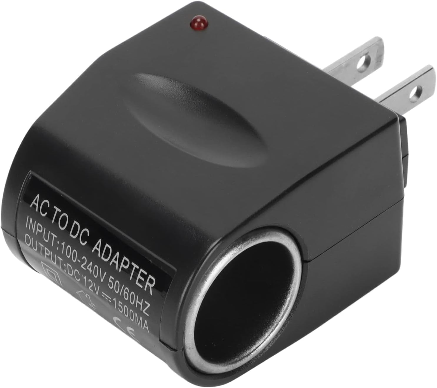 AC to DC Cigarette Lighter Adapter, 240V to 12V 1.5A Universal AC to DC ...