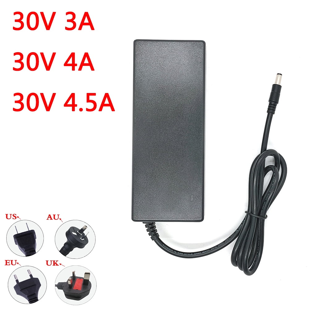 AC to DC Power Adapter 30V with Variable Current and 5.5mm x 2.1-2.5mm ...