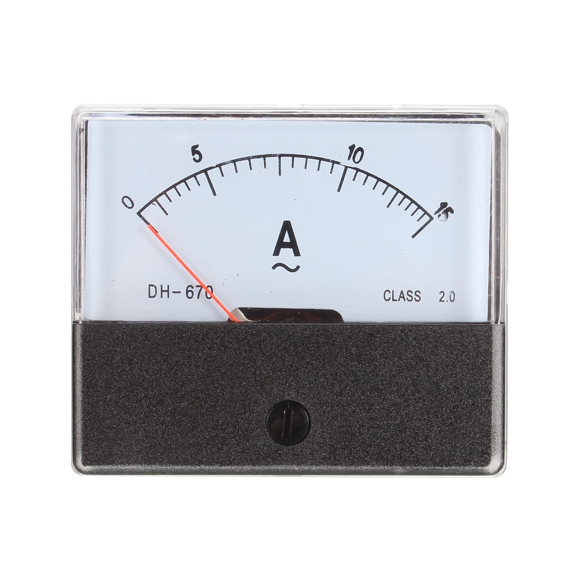 AC0-15A Dial Analog Panel Meter Ammeter DH-670 Class 2.5 Accuracy ...