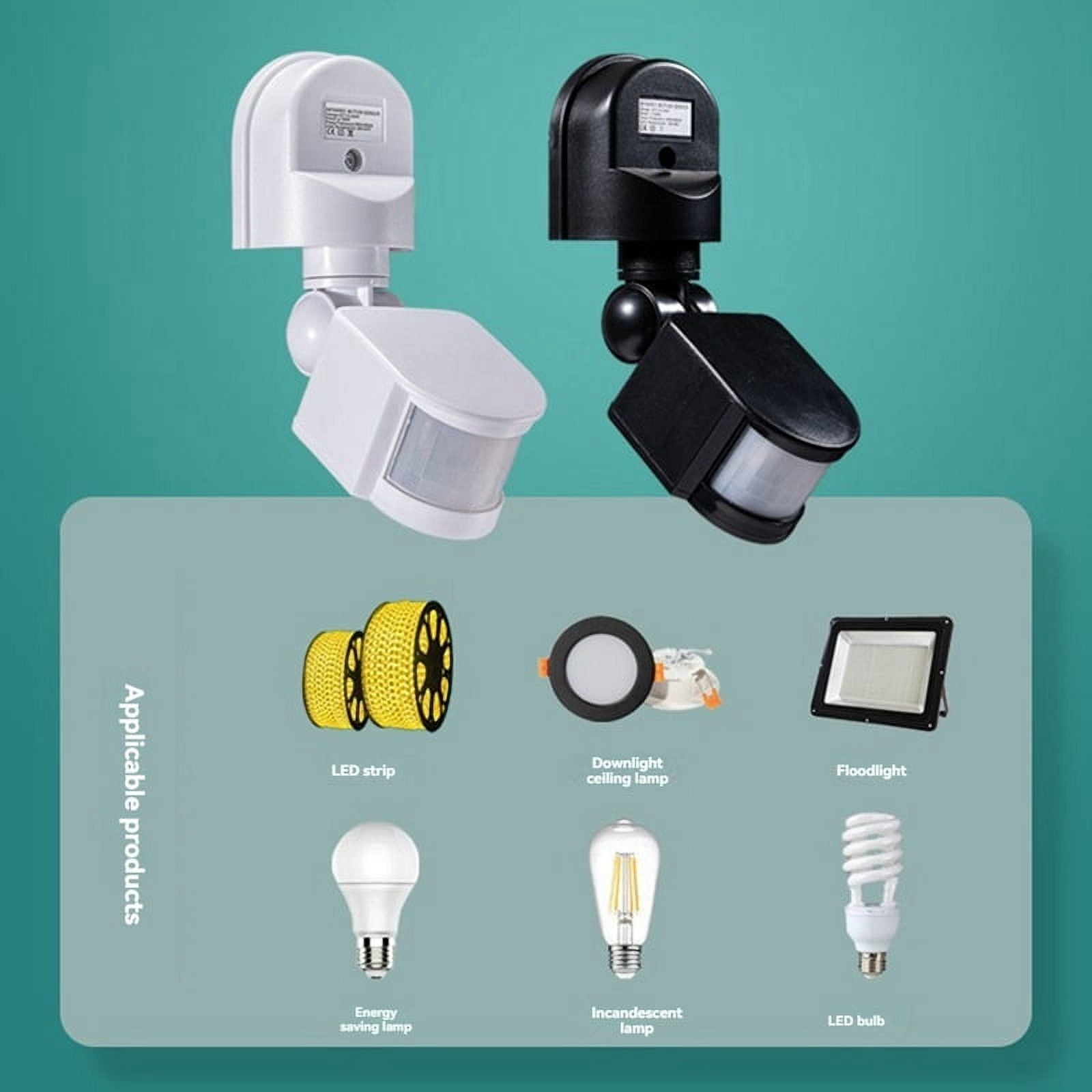 AC110-240V Motion Sensor Automatic Infrared Light Movement Detector ...