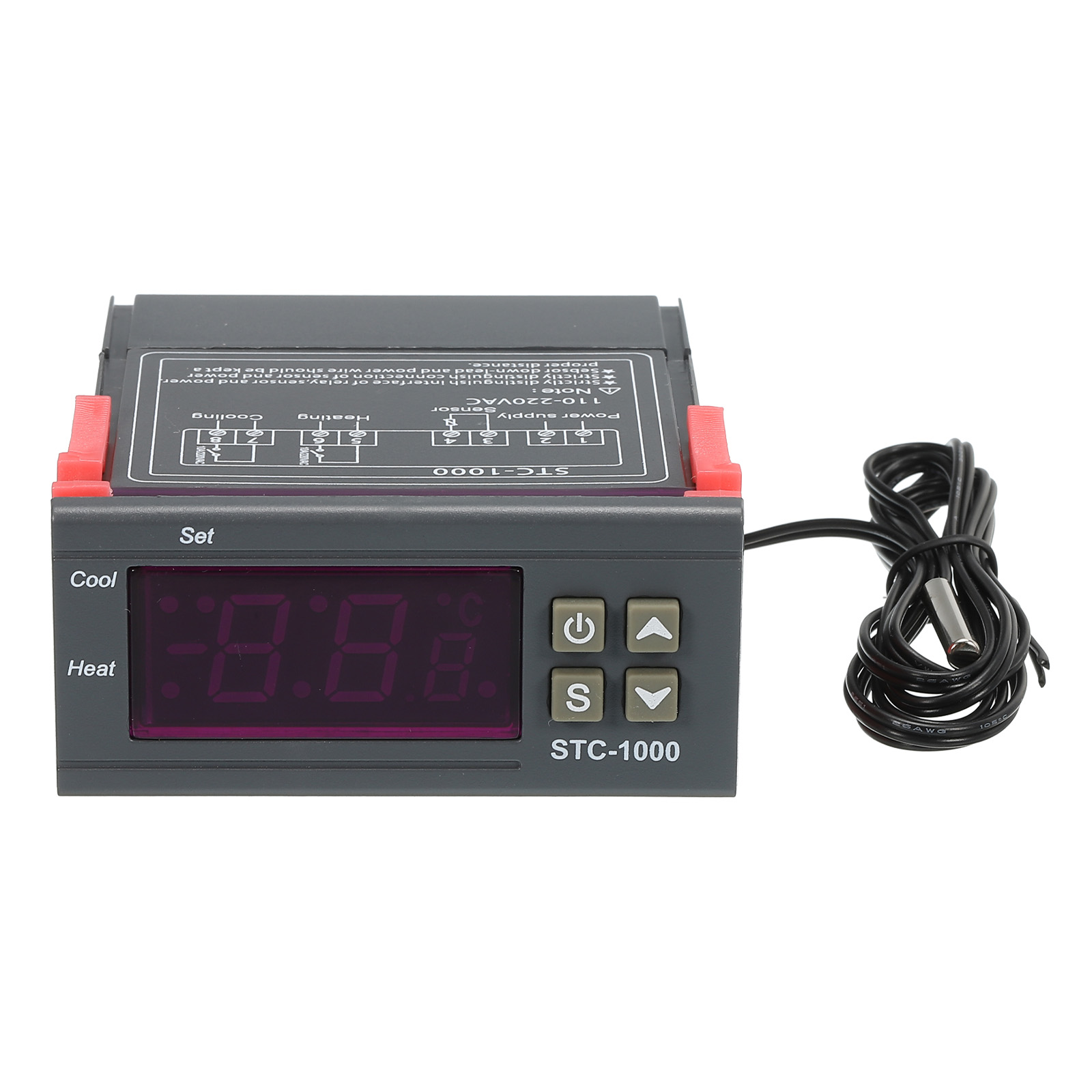 AC110 to 220V LED Digital Temperature Controller Thermostat Heating ...
