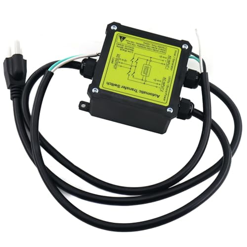 AC120V 15Amp Automatic Transfer Switch Generator Transfer Switch Auto ...