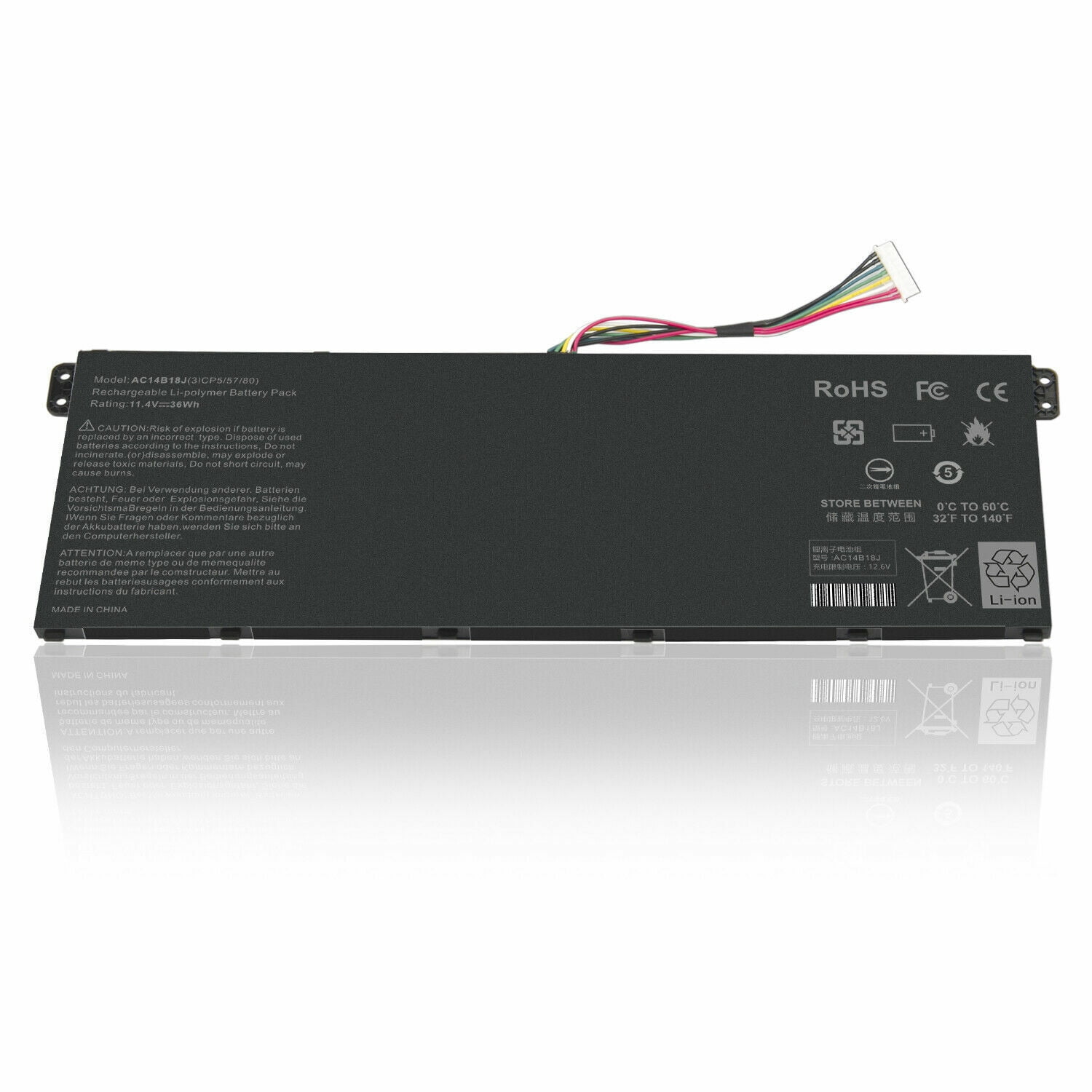 AC14B13J Laptop Battery for Acer Chromebook CB3-531 CB5-571 CB3-111 ...