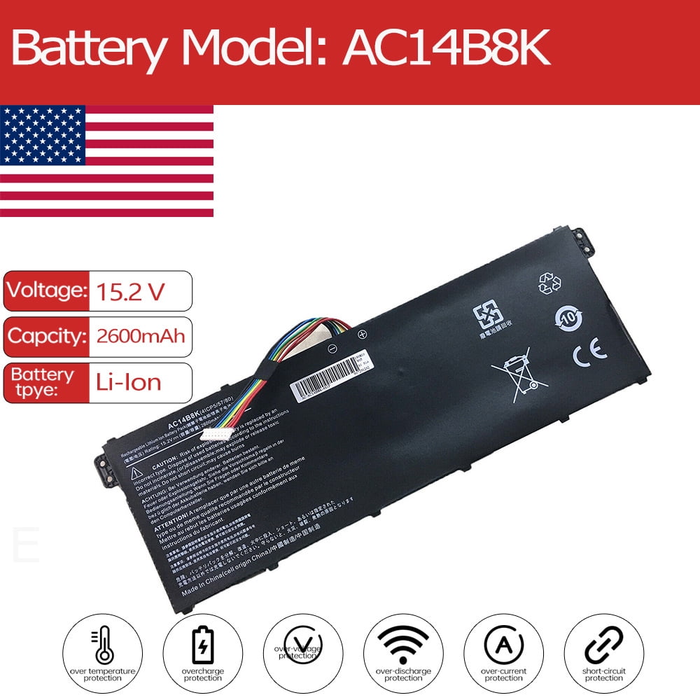 AC14B8K Laptop Battery for Acer Aspire 5 A517-51G-582X A517-51G-58DD A515-51G-54TZ A515-51G-54FD ...