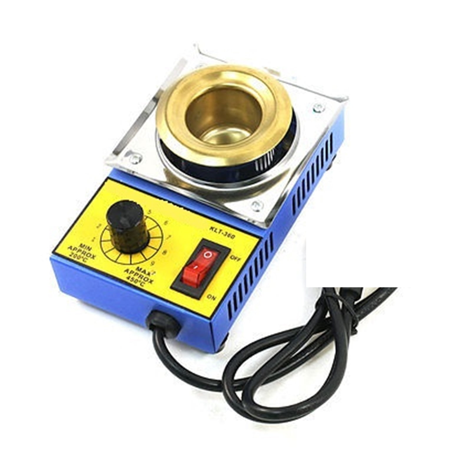 AC220 100W 3 Flat Pin Solder Pot Soldering 150x92x62mm,Electric ...