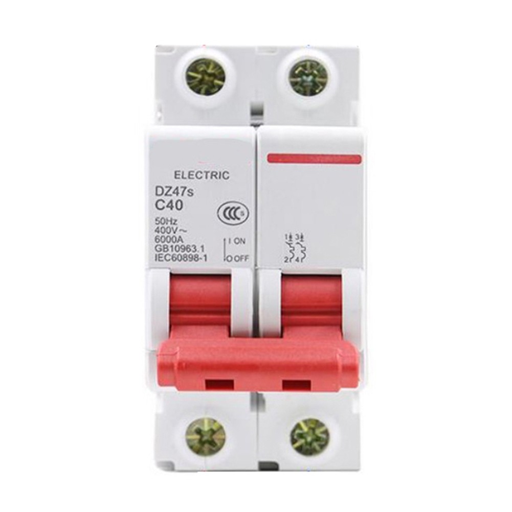 AC220A Silver Alloy Contacts AC Miniature Circuit Breaker MCB 2 Pole Type C - Walmart.com