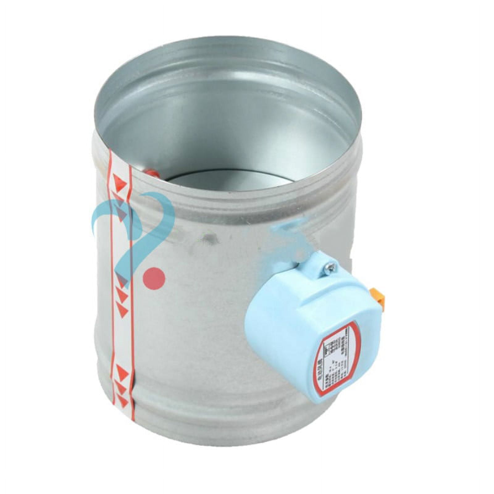 AC220V 80-400mm Carbon steel air damper Galvanized electric air damper ...