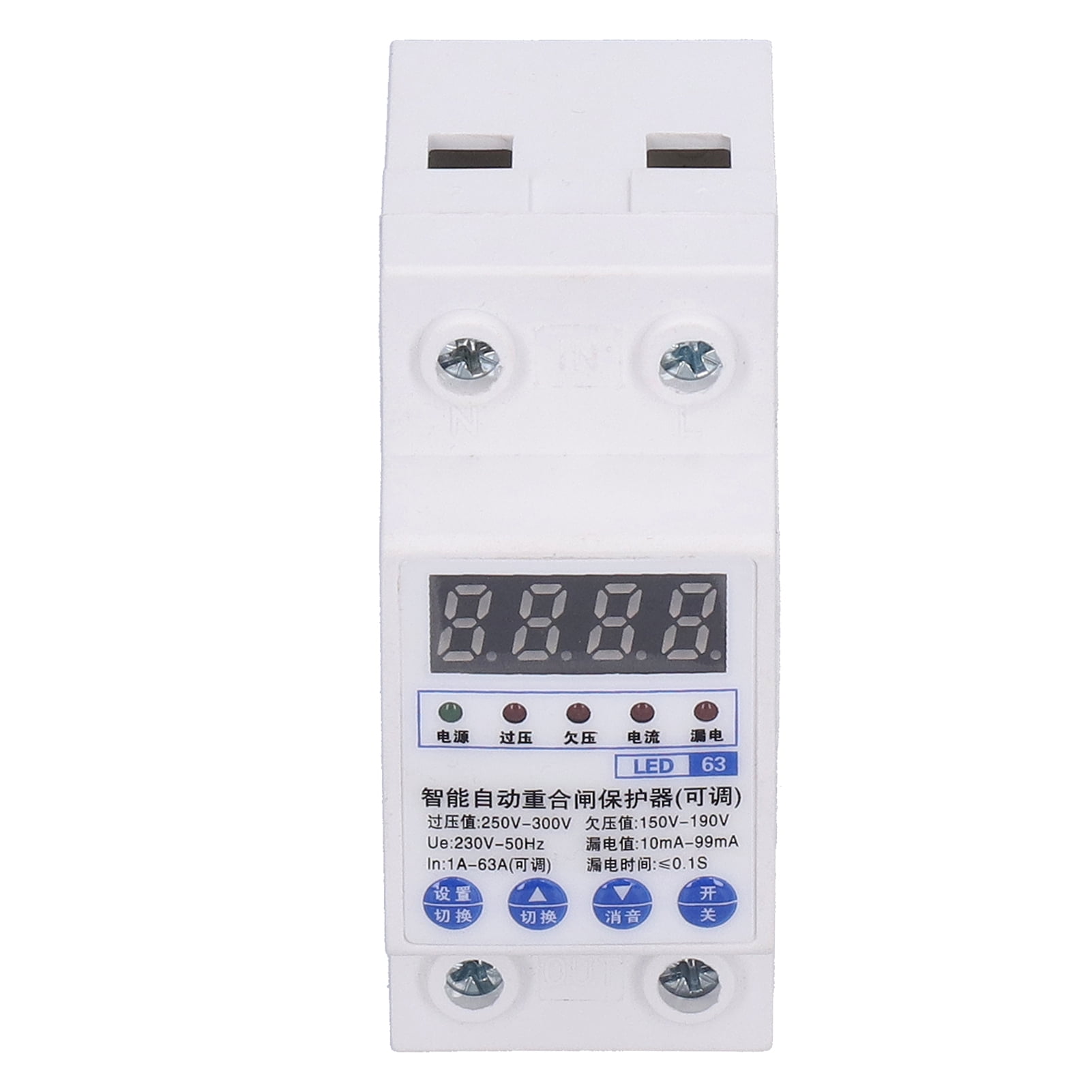 AC220V Automatic Reclosing Power Supply Breaker, 36mm Wide, Instant ...