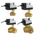 AC220V DC24V Normally Open Valve Normally Closed Electric Ball Valve Switch Solenoid Valve Two ...