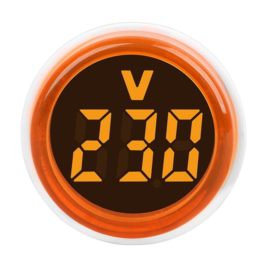 AC230V Digital voltages Meter Round voltages Tester with LED Display ...