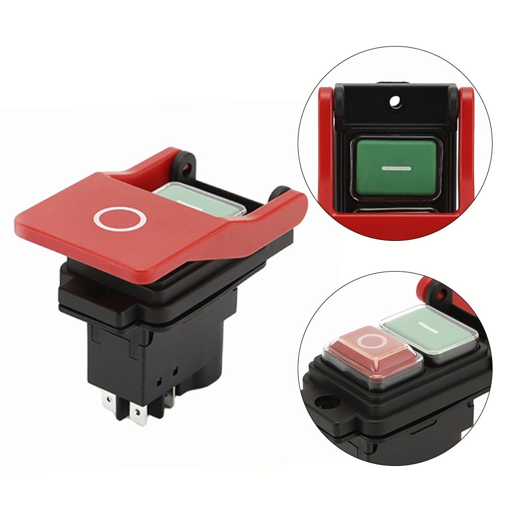 Ac250V 16A 5Pin Undervoltage Protection Button Electromagnetic Start ...