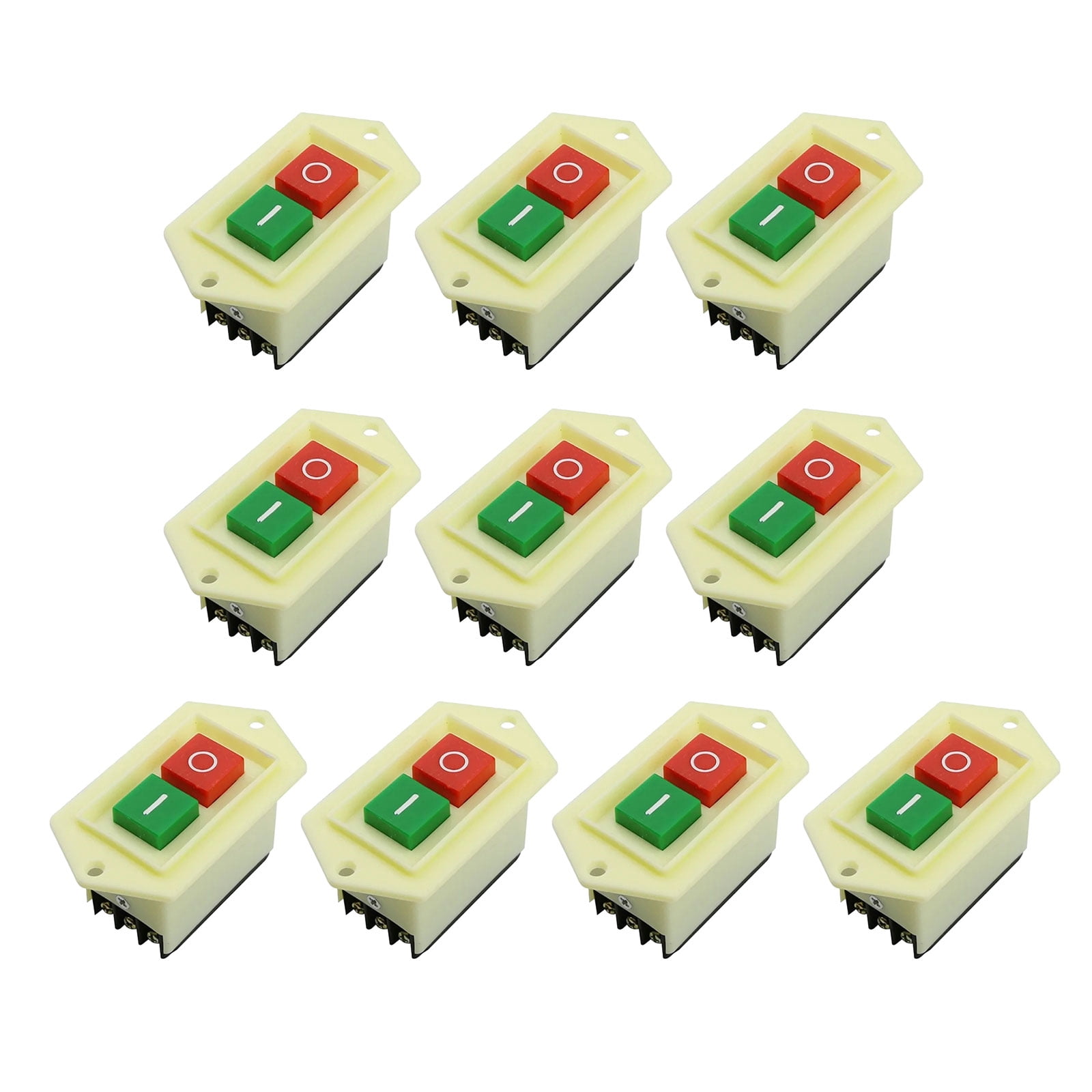 AC380V Push Button Switches On/Offs Starts Stop Switches 3 Phase ...