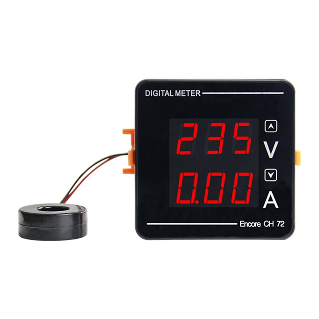 AC50-500V AC1-120A Digital Voltage Current Meter Gauge Voltmeter ...