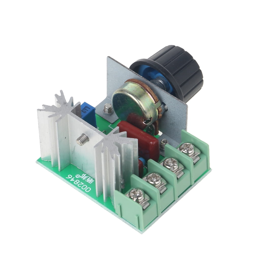 AC50V-220V 2000W 25A Speed Regulator Motor Speed Controller Adjustable ...