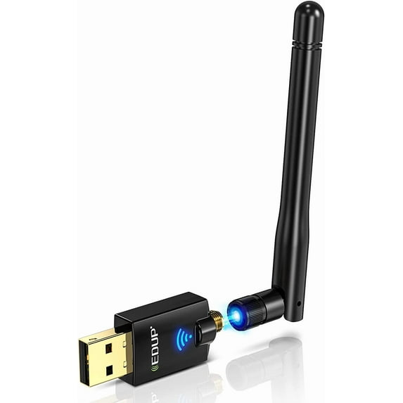 AC600M USB WiFi Adapter for PC, Wireless USB Network Adapters Dual Band ...