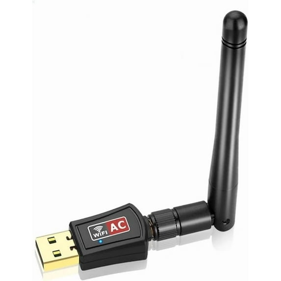 AC600Mbps USB WiFi Adapter, Wireless USB Network Adapters Dual Band 2 ...