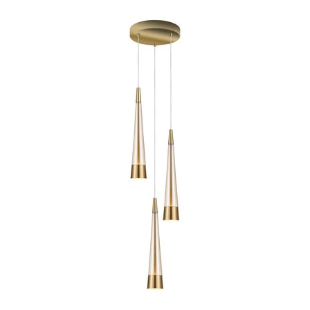 Artcraft Lighting Bloom Collection 18Light 19.5" Chandelier Brass ...