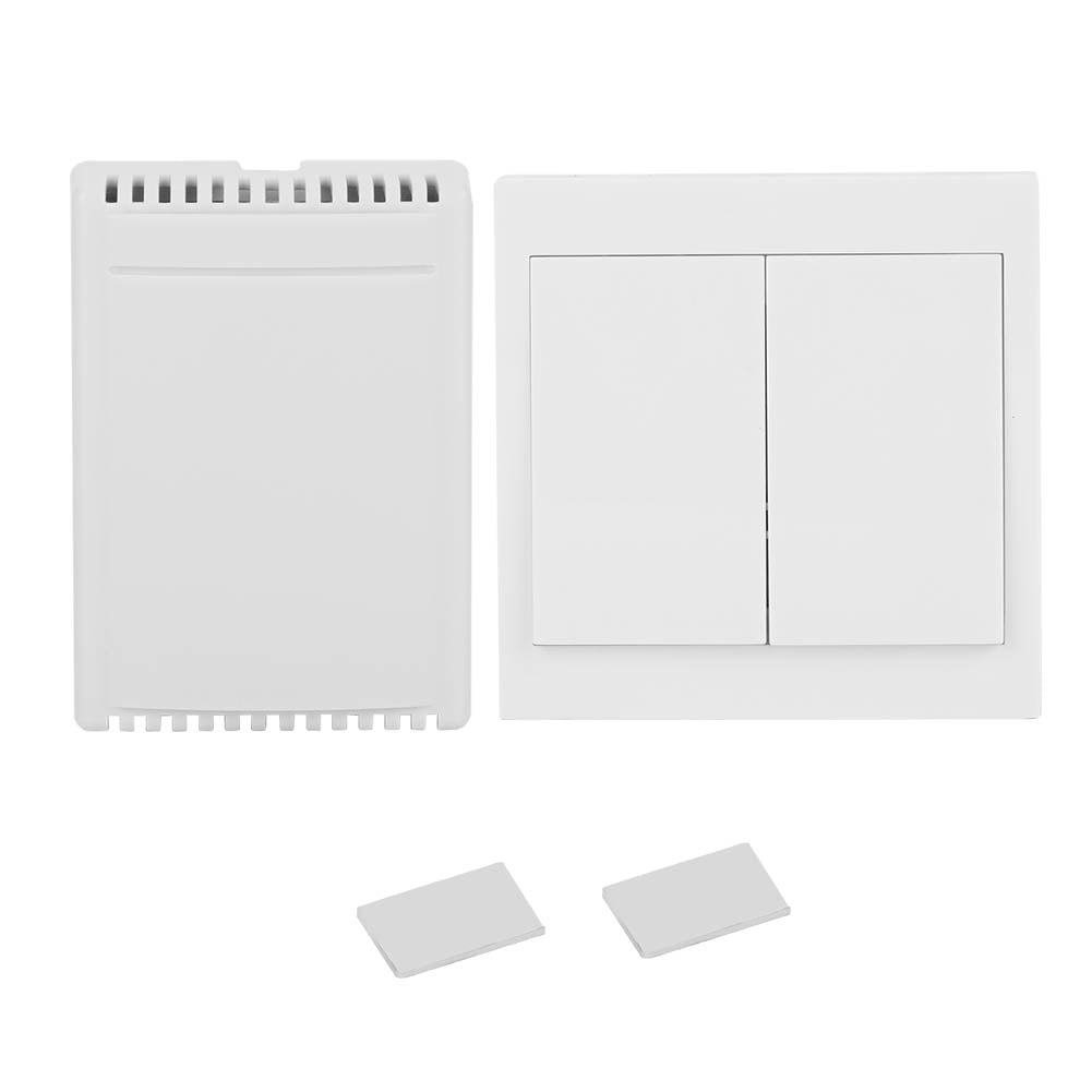 AC85~220V 2CH 433MHz Wireless Remote Control Wall Panel Switch Relay ...