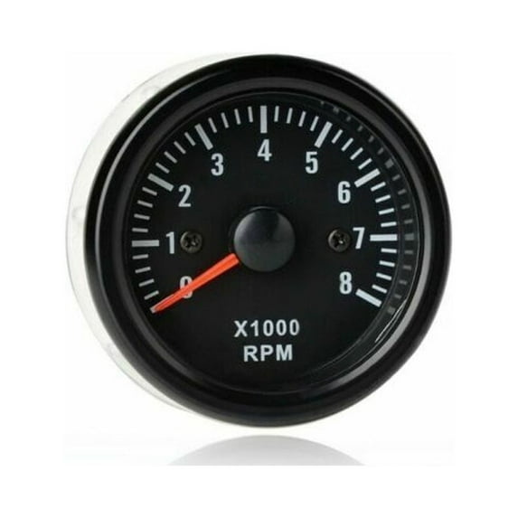 ACA Electrical Rev Tachometer Gauge Meter Tachometer 0-8000 RPM LED ...