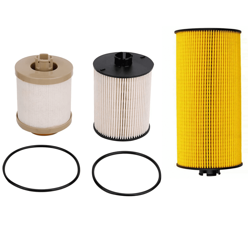 ACA FL2016 Oil Filter and FD4617 Fuel Filter for 2008-2010 Ford F250 ...