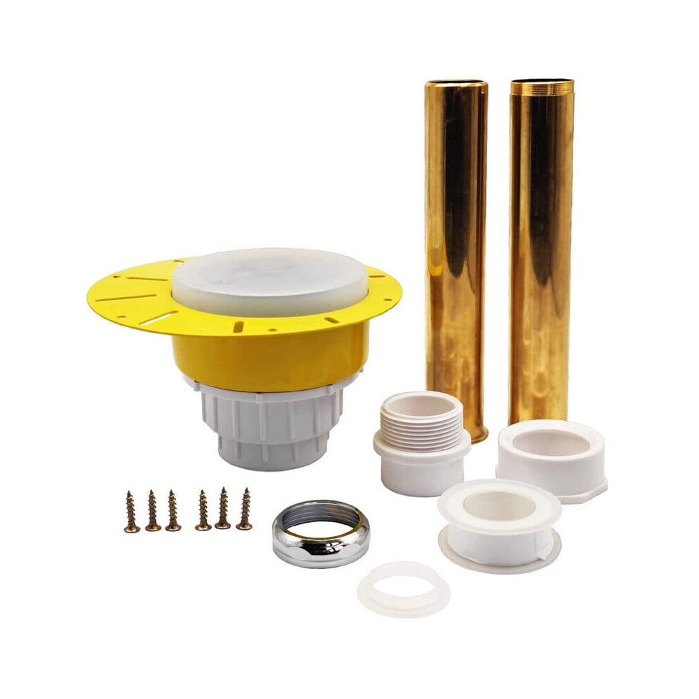 ACA Freestanding Bathtub Installation Kit with Tailpiece and Threaded ...
