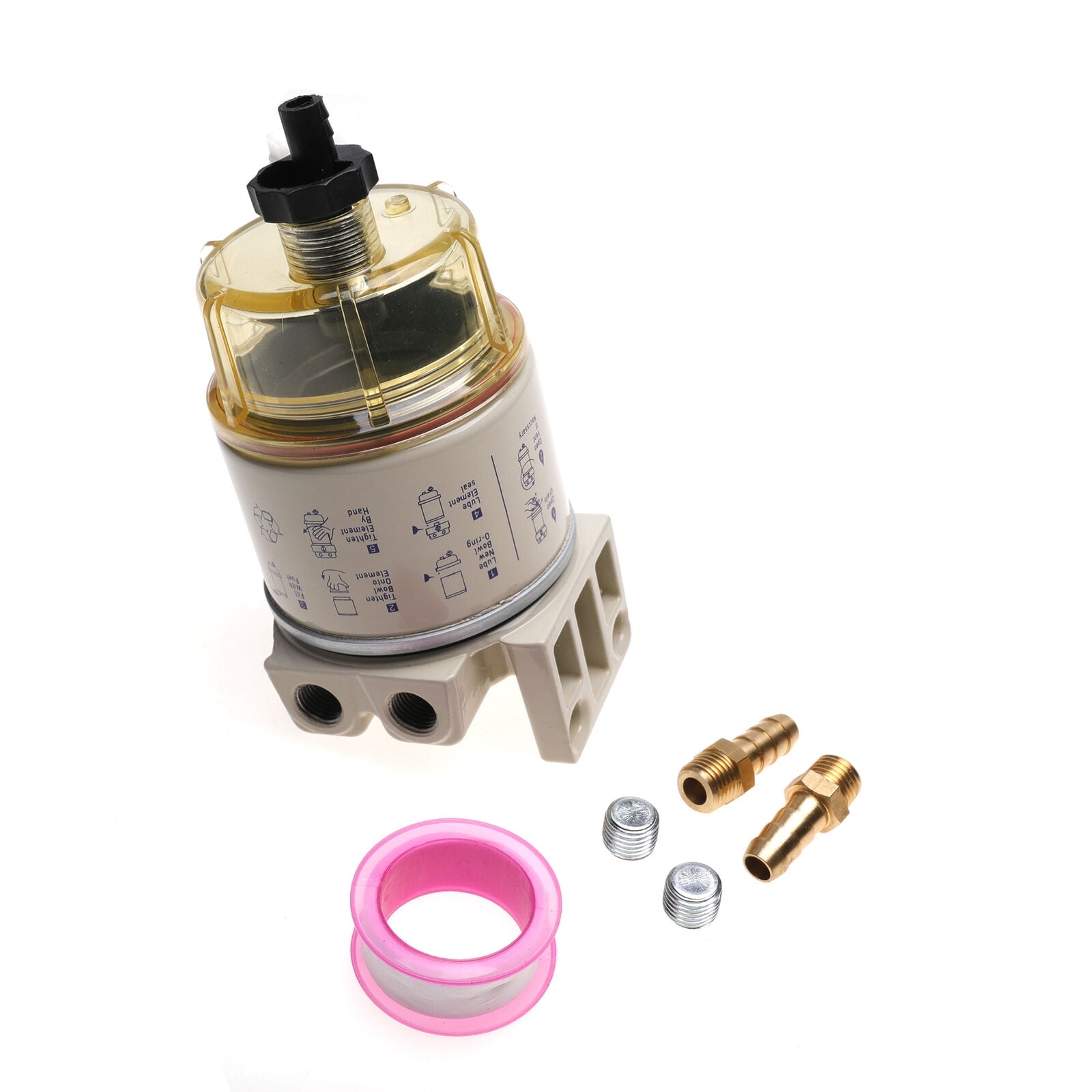 ACA R12T Water Separator Fuel Filter Replaces RACOR R12T Marine Spin-on ...