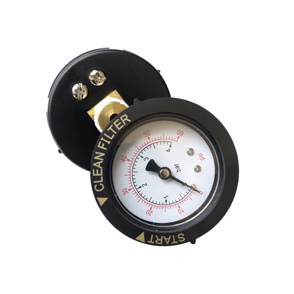 ACA Swim Pool Filter Spa Water Pressure Gauge 0-60 PSI Replacement for ...