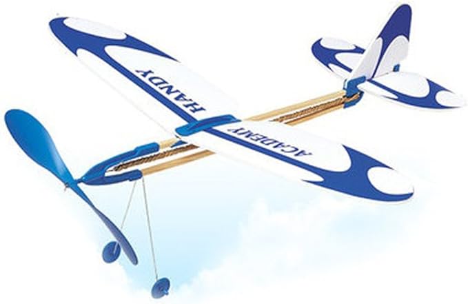 ACADEMY HANDY RUBBER BAND-POWERED MODEL AIRPLANE KIT #18500 - Walmart.com