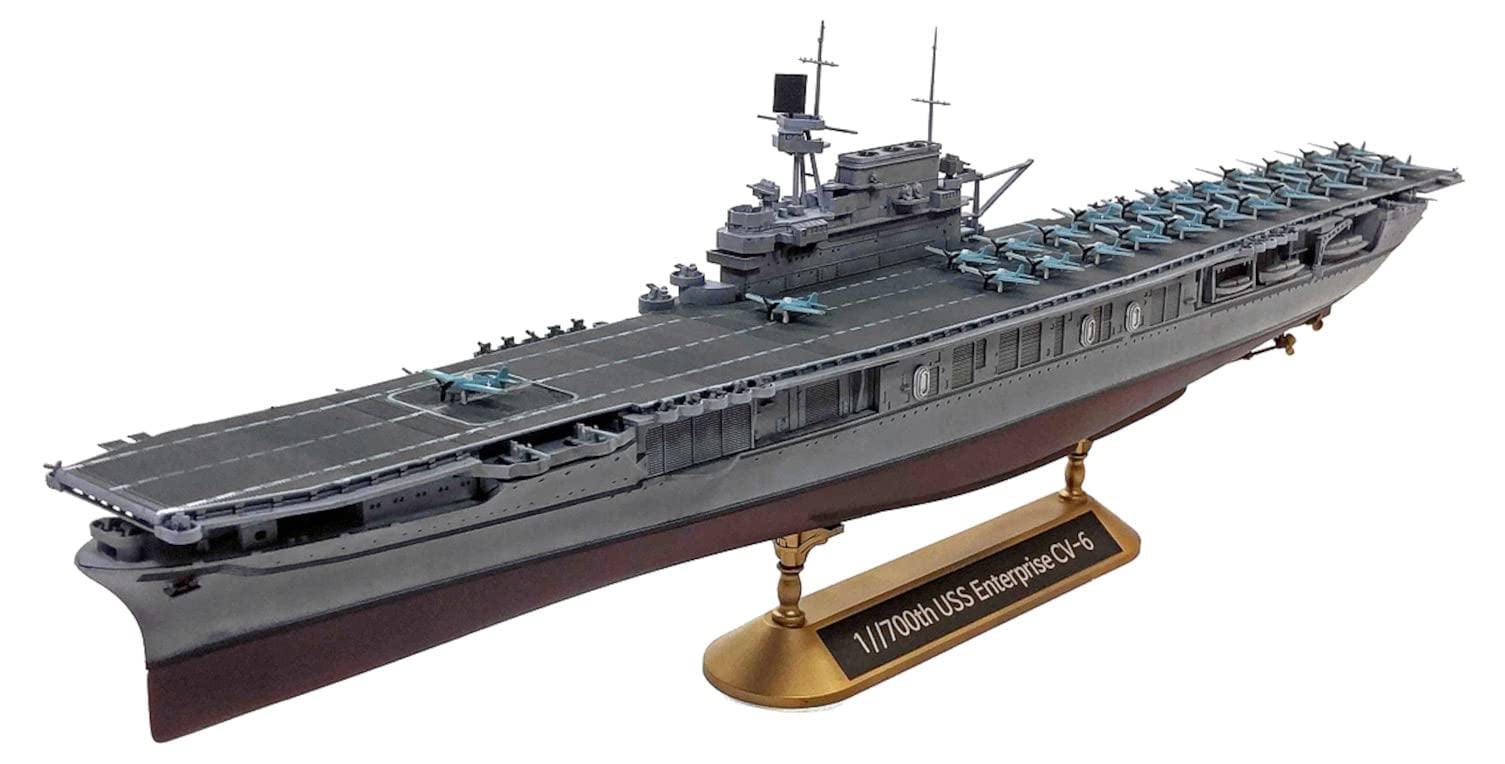 Academy 1/700 Scale Kit - US Aircraft Carrier Enterprise, Battle of ...