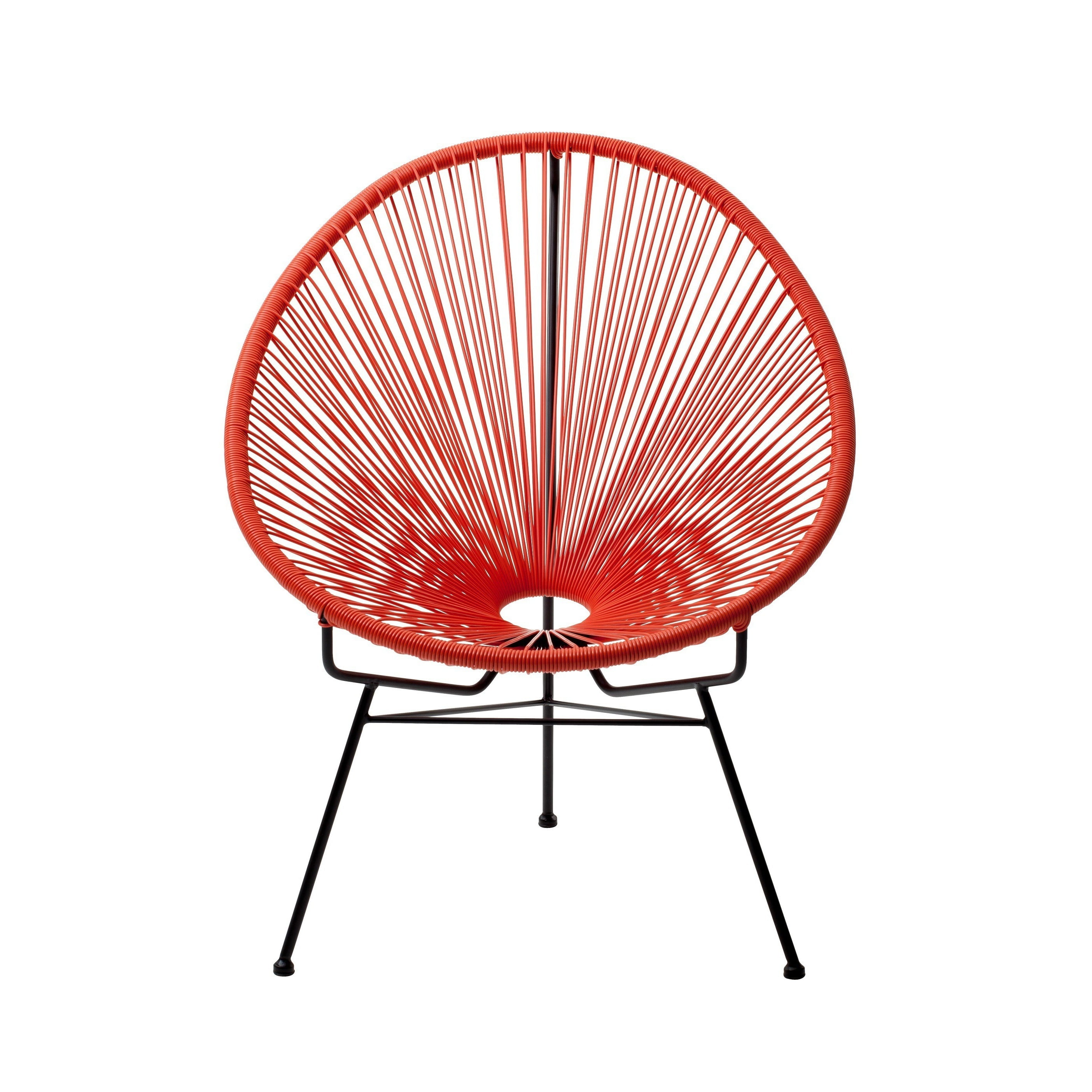 ACAPULCO PATIO WOVEN CORD CHAIR RED - Walmart.com