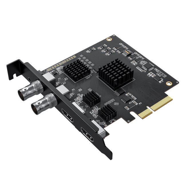 ACASIS 1080P60HZ Built-in 4-Channel Capture Card PCIE 2.0 X4 2CH SDI+ ...