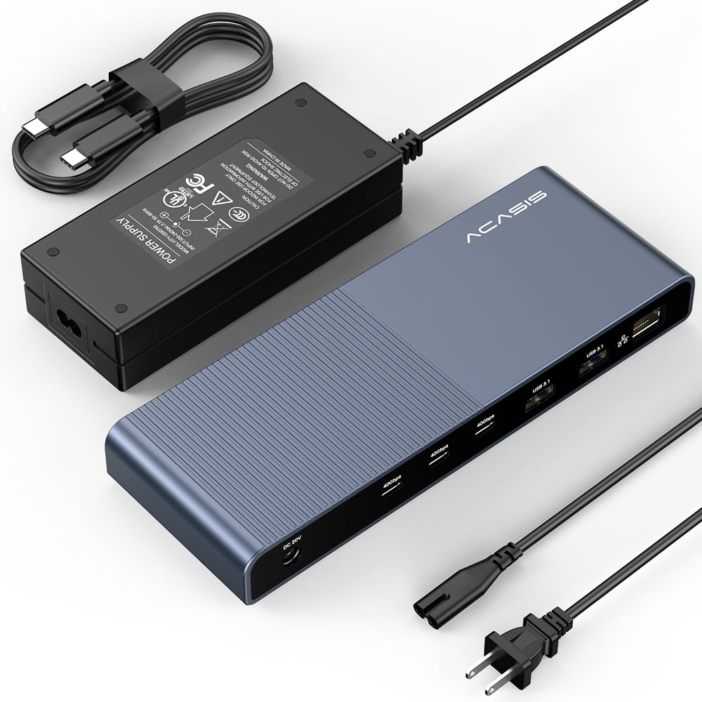 ACASIS 13-in-1 Thunderbolt 4 docking station USB-C Pro Dock with Three ...