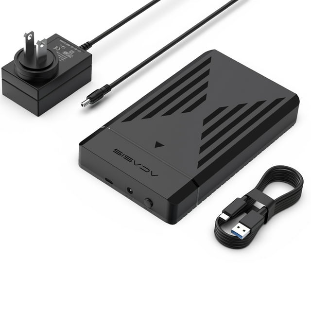 ACASIS 3.5 SATA Hard Drive Enclosure USB 3.0 - SATA III 6GBS SSD/HDD ...