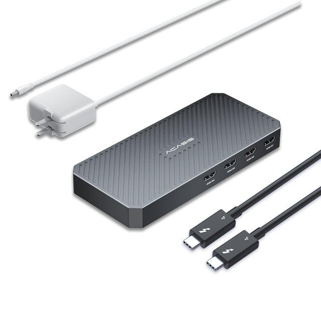 ACASIS Thunderbolt 3 4CH HDMI Capture Card Expansion USB3.1* External ...