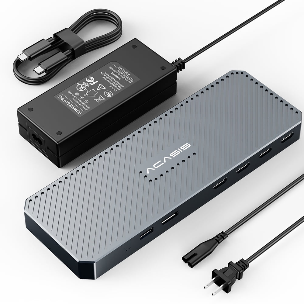 ACASIS Thunderbolt 4 Capture Card Docking Station 4CH HDMI2.0 DP1.4 ...