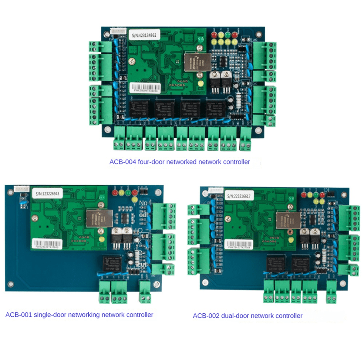 ACB-004 /IP Network Wiegand 26 Entry Attendance Access Panel Control ...