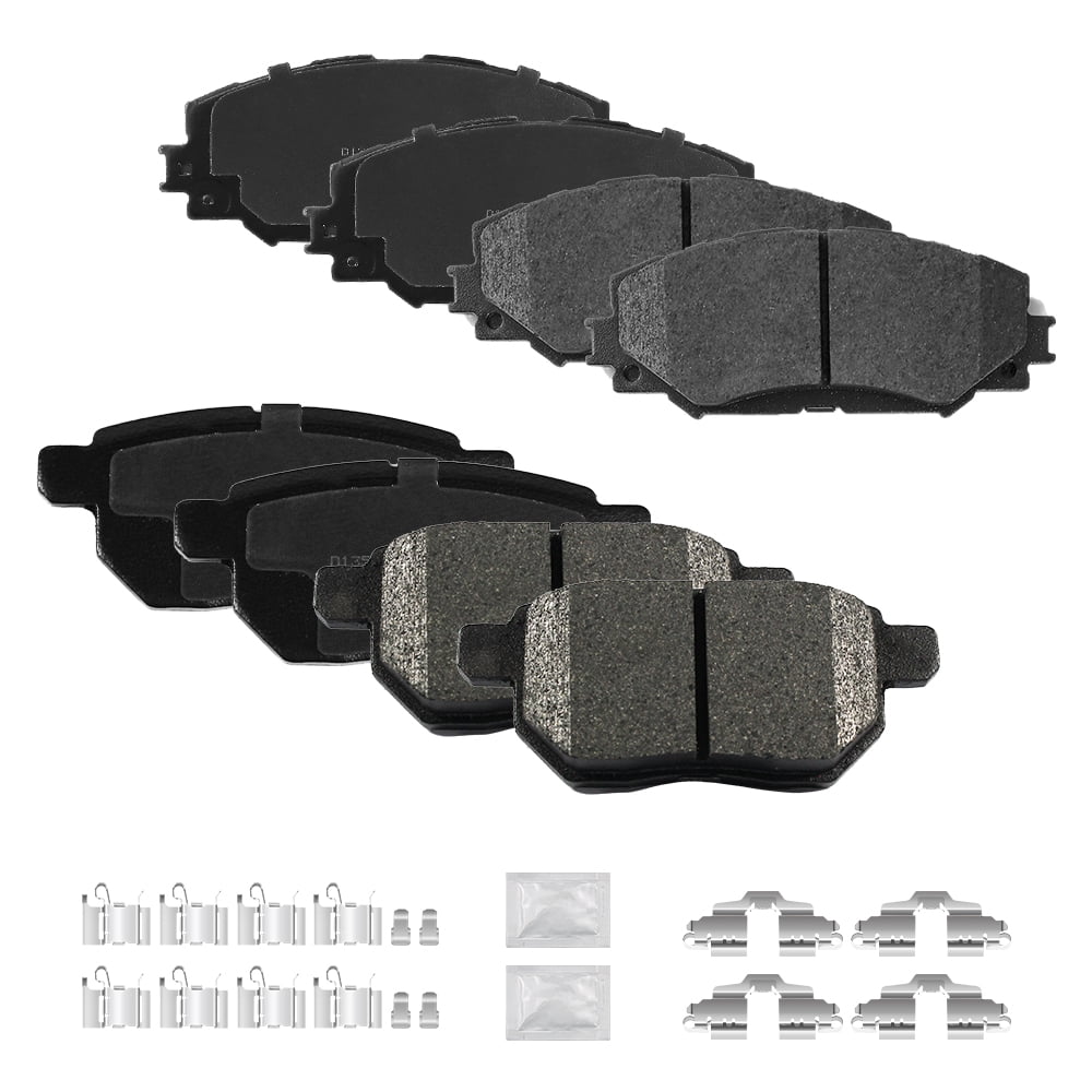 ACB ZONE 8PCS Ceramic Brake Pads for Scion Xb 2008-2015 Toyota Corolla ...
