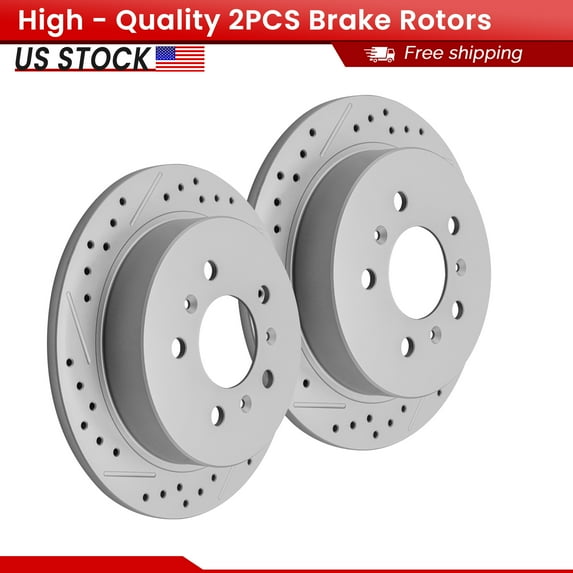 ACB ZONE Rear Brake Rotors Set for Chevrolet Impala Buick Century ...