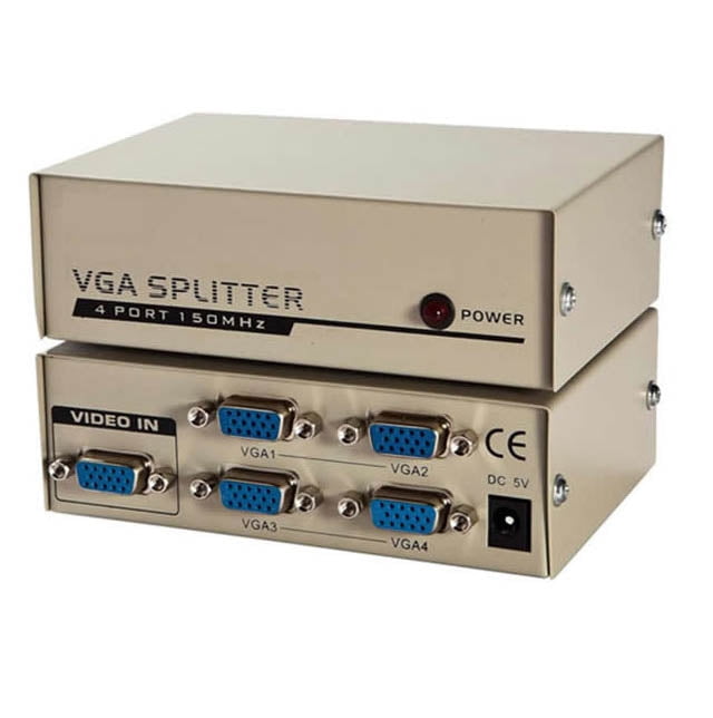 ACC-SPLITTER-VGA-4PORTS - VGA SPLITTER 4 PORT 1920X1440 - Walmart.com