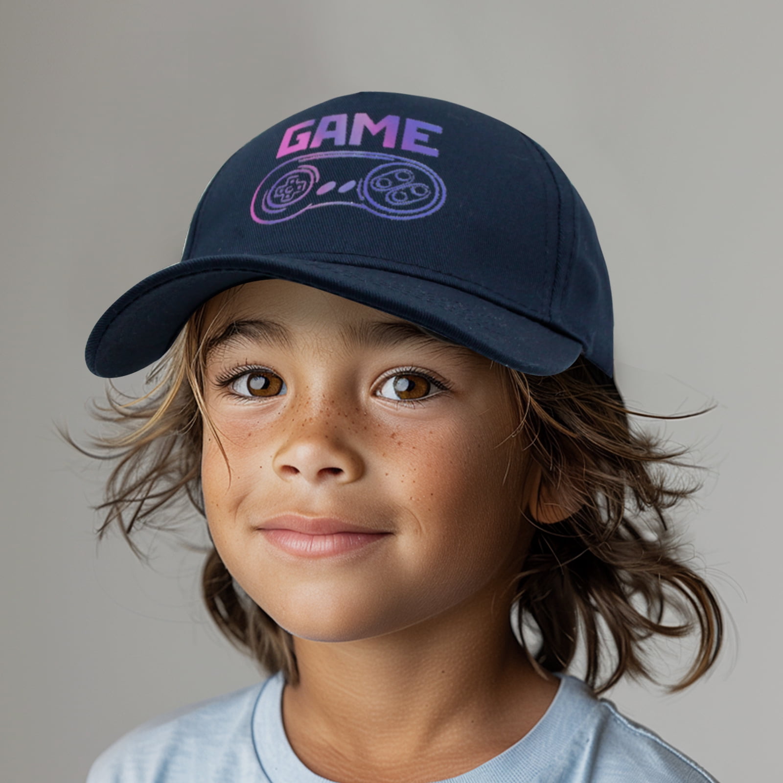 ACCEHUT GAME EMB Kid Baseball Cap Adjustable Outdoor Sun Hat for Boys ...