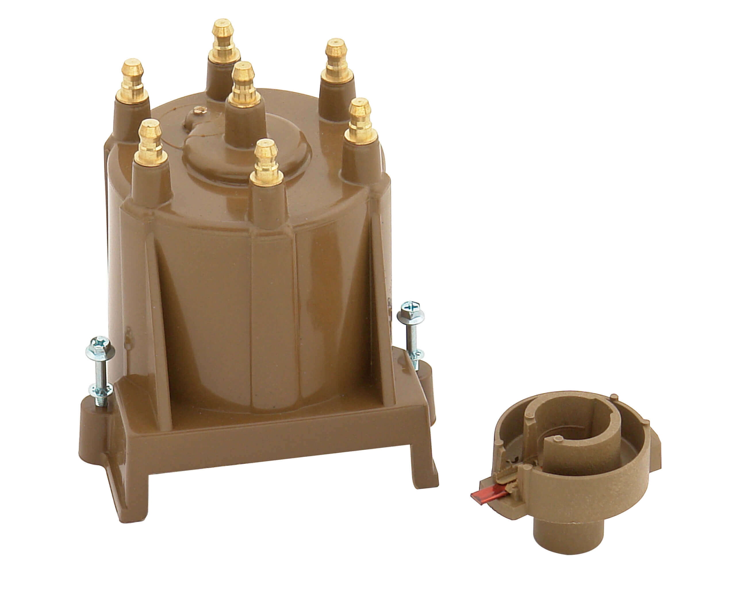 ACCEL 8133 Distributor Cap and Rotor Kit, Tan, HEI Style, High Spark ...