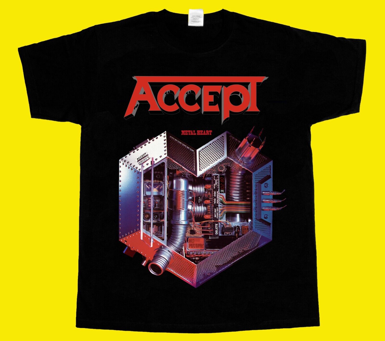 ACCEPT METAL HEART UDO NEW BLACK T-SHIRT 345XL - Walmart.com