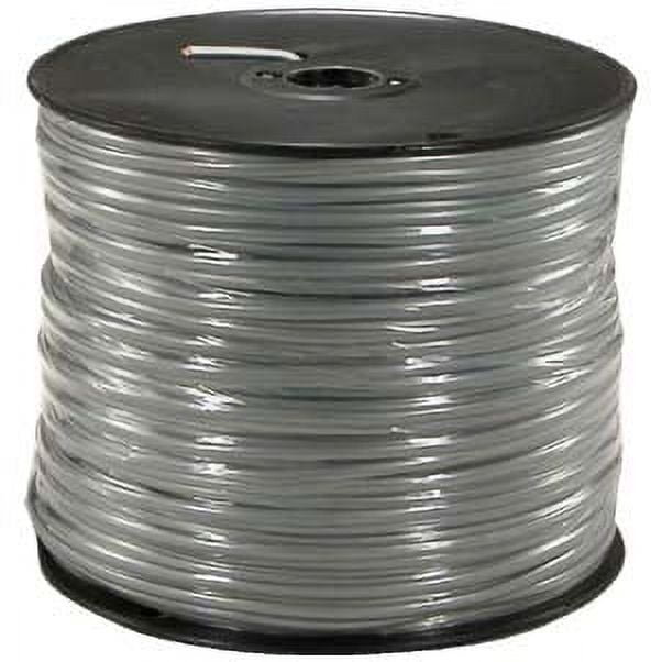 ACCL 1000Ft 4 Conductor Silver Satin Modular Cable Reel 28AWG, 1 Pack ...