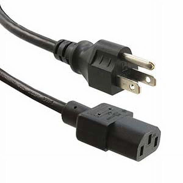 ACCL 10Ft Power Cord C13-515P SJT 125V 15Amp Black, 10 Pack - Walmart.com