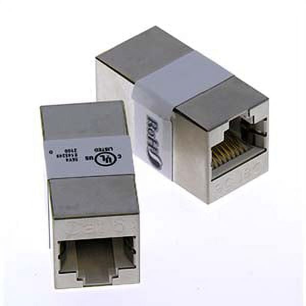 ACCL Cat.6 RJ45 Full Shielded Inline Coupler, 1 Pack - Walmart.com
