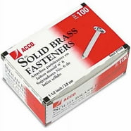 ACCO Brass Prong Paper File Fasteners, 1-1/4", 100-Pack - Walmart.com